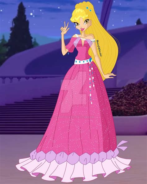 Stella S Ball Gown By Bloomfirefairy On Deviantart Winx Club Club