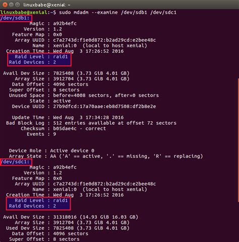 How To Set Up Software RAID 1 On An Existing Linux Distribution
