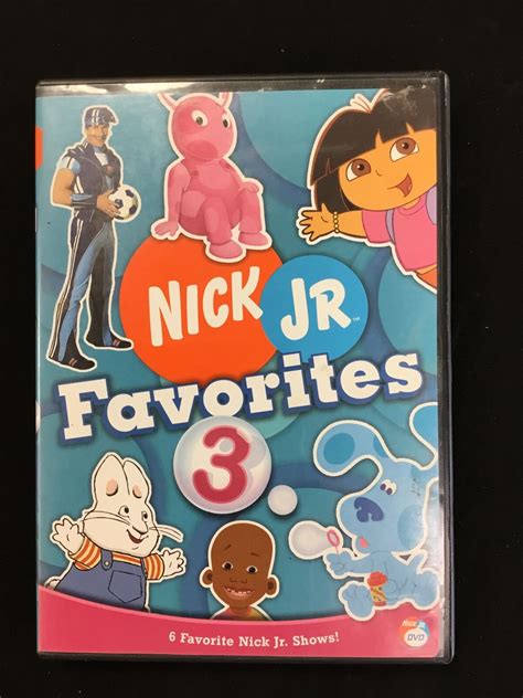 Nick Jr Favorites Vol 3 Dvd Dora Backyardigans Blues Clues Max Porn