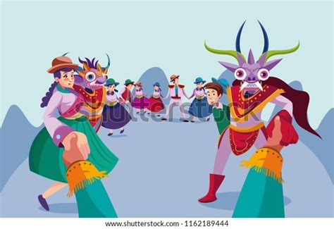 Diablada Over 9 Royalty Free Licensable Stock Vectors Vector Art