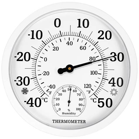 Thermomètre hygromètre d intérieur Thermomètre d extérieur 25 5 cm