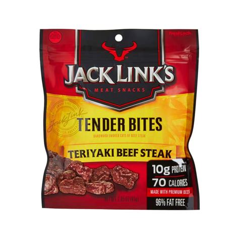 Jack Link S Tender Bites Teriyaki Beef Steak Jerky By Jack Link S At