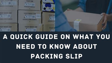 A Quick Guide On What You Need To Know About Packing Slip Building