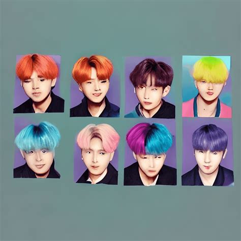 BTS All Members Rap Monster Jin V Suga Jimin Jungkook Graphic