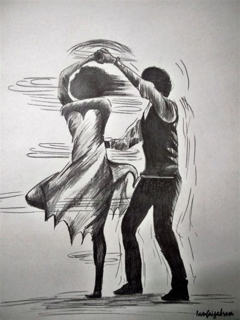 45 Romantic Couple Pencil Sketches You Must See Buzz Hippy Couple Sketch Romantic Drawing