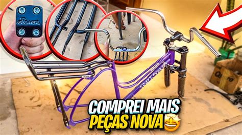 COMPREI MAIS PEÇAS NOVA PRA BIKE ARO 20 MONTADINHA MONTAGEM DAS PEÇAS