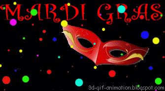 Animated Free Happy Mardi Gras Animation Banner Carnaval Masc