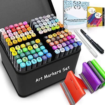 Dabo Shobo Colors Alcohol Drawing Markers Fine Chisel Dual Tip