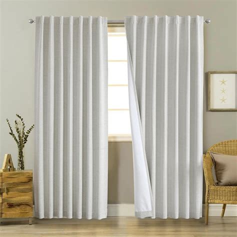 Amazon Joydeco Linen Blackout Curtains 96 Inches Long 100