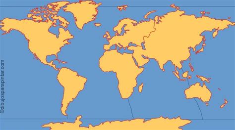 Continentes y oceanos para niños Imagui