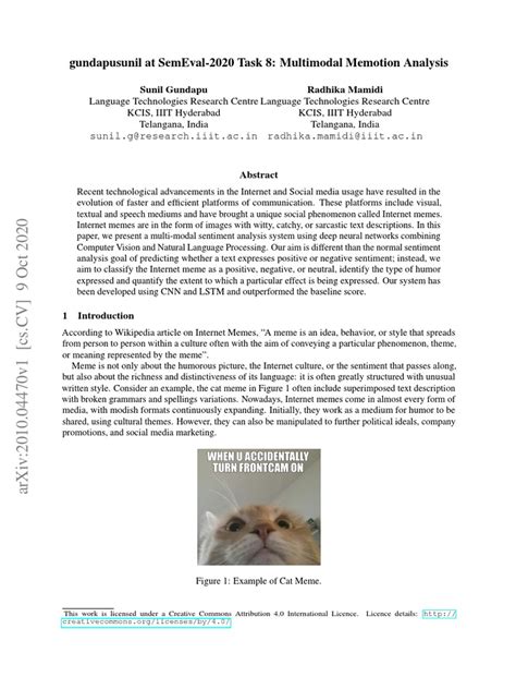 gundapusunil at semeval 2020 task 8 multimodal mem pdf