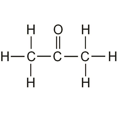 Lewis Dot Structure Of Acetone