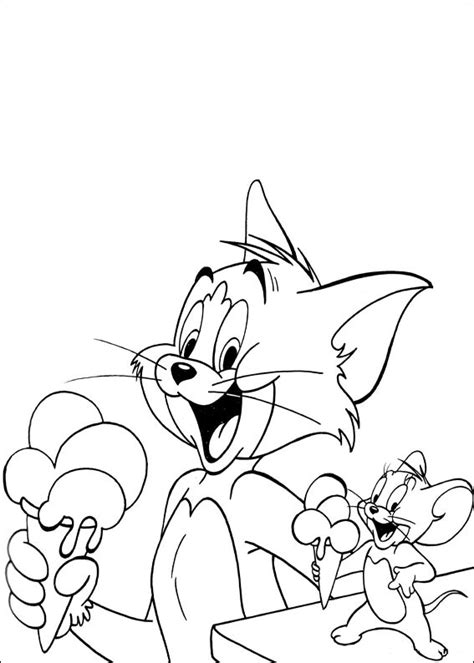 Desenhos Para Imprimir E Colorir Tom E Jerry
