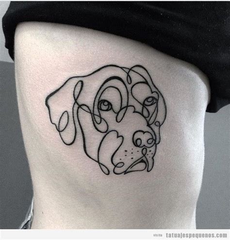 Nice Geometric Tattoo Tatuaje Original De La Cara De Un Perro