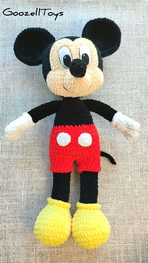 Free Crochet Mickey Mouse Pattern Web Mickey And Minnie Crochet