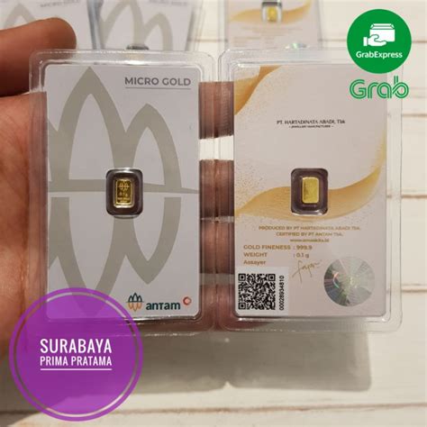 Jual Lm Logam Mulia Emas Micro Gold Antam X Hartadinata Abadi