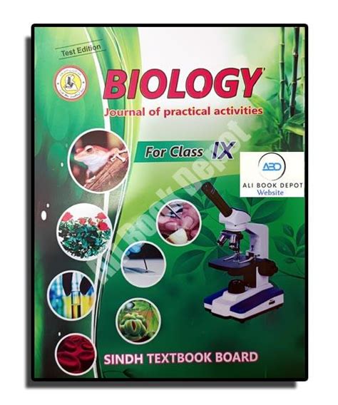 Practical Biology Journal Book Sindh Textbook Board Class 9
