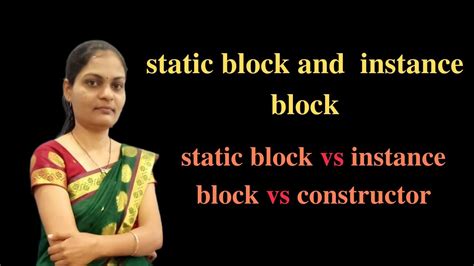 Static Block And Instance Block In Java Difference Between Static And