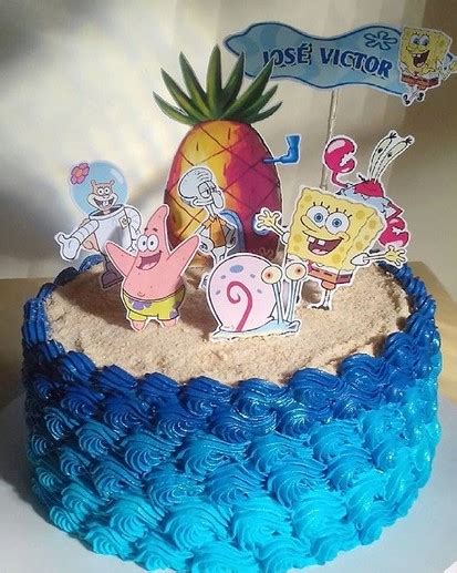 Bolo Do Bob Esponja S O Ideias Legais Para Se Inspirar Confira