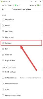 Cara Melihat Pesanan Di TikTok Shop