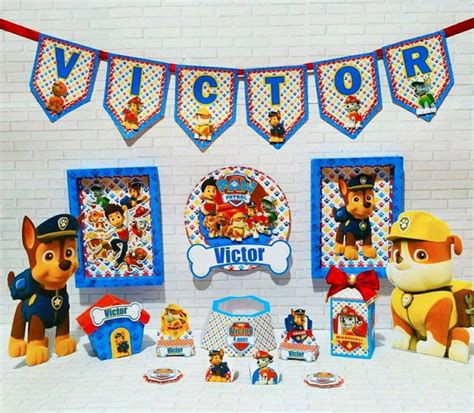 Kits festa Só um bolinho Patrulha canina Elo7