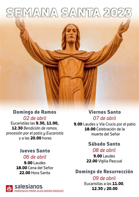 Semana Santa 2023 Salesianos Badajoz