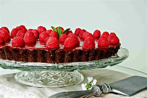 Gluten Free No Bake Raspberry Chocolate Tart Recipe Chocolate Tart