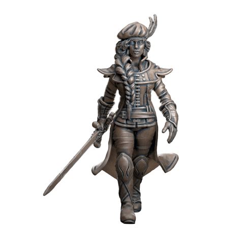 Female Vampire Hunter figurka rpg dnd druk 3d 8k Stan nowy 23 zł