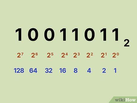 Cómo convertir binario a decimal con imágenes wikiHow