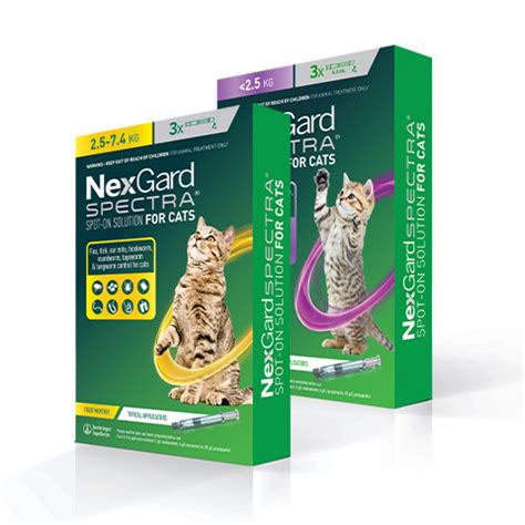 Nexgard Spectra Cat 3 Pack Vets North Exceptional Veterinary Care