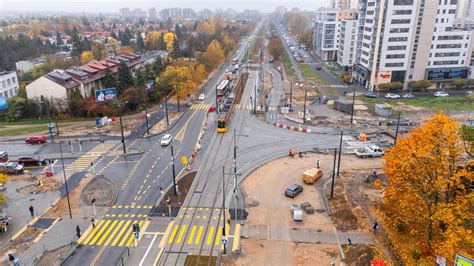 Odnoga tramwaju do Wilanowa będzie później Opóźnienie na Stegnach