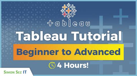 Tableau Desktop Tutorial 4 Hours Of Beginner To Advanced Tableau