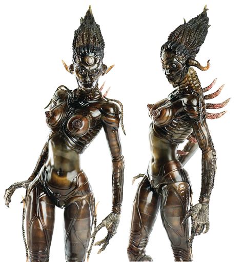 Sep178076 Species Sil 16 Scale Fig Previews World Hr Giger Art Giger Art Hr Giger