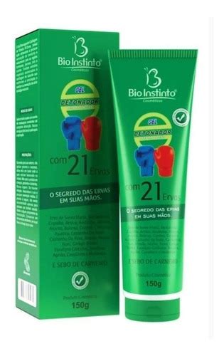 Gel Detonador 21 Ervas Bio Instinto Kit 12 Unidades