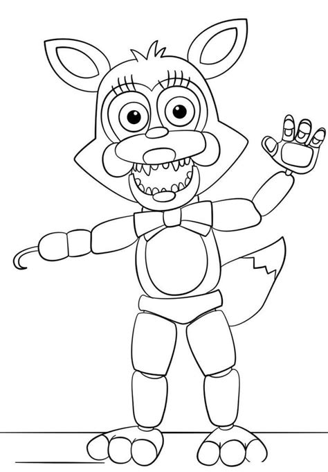 Dibujos De Chica FNAF Para Colorear Para Colorear Pintar E Imprimir