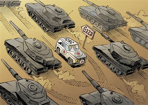 Gaza Truce Ends Globecartoon Political Cartoons Patrick Chappatte