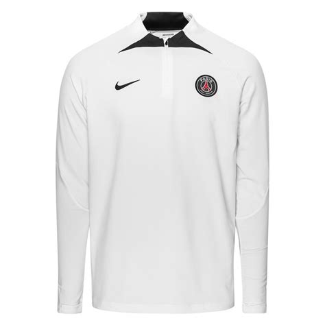 Paris Saint Germain Maillot d Entraînement Dri FIT Strike Drill Blanc