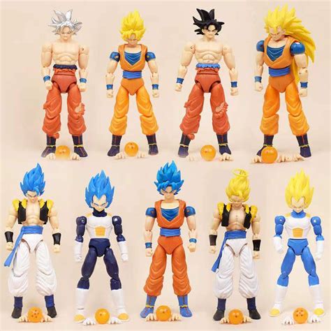 Articulado Dragon Ball SHF Goku Action Figure Boneco DragonBall Vegeta