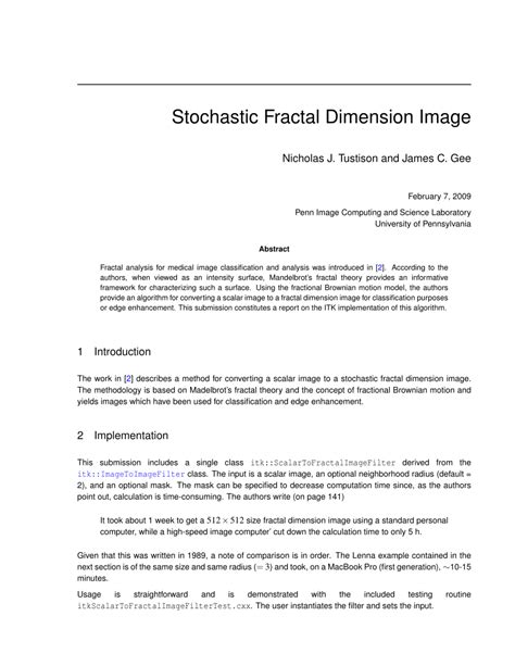 pdf stochastic fractal dimension image
