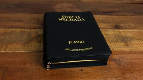 B Blia Sagrada Rc Letra Jumbo Edi O De Promessas Capa Z Per Preta