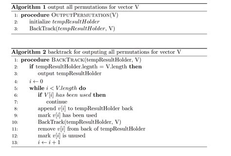 how is the lower bound calculated for permutation of numbers in the backtracking algorithm