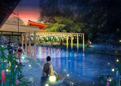 世界遺産賀茂別雷神社上賀茂神社 NAKED夕涼み2023 世界遺産上賀茂神社 NAKED GARDEN ONE KYOTO