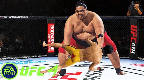 UFC4 Bruce Lee Vs Yokozuna Wrestler EA Sports UFC 4 PS5 YouTube
