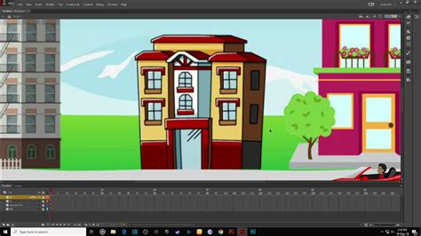 How To Make A Simple Car Moving Animation In Adobe Animate Cc 2018