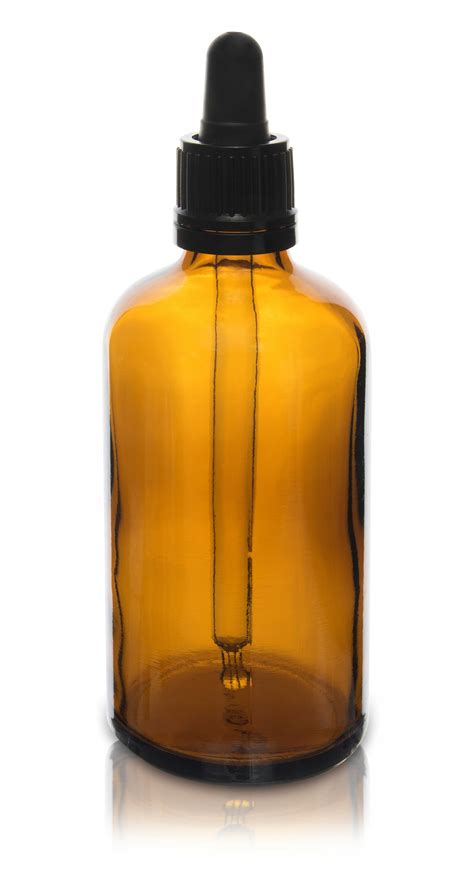 Butelka szklana brązowa 100ml z pipetą czarną 11928505943 Allegro pl