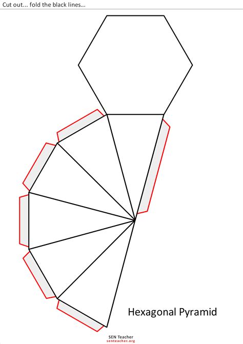 Planificação Da Piramide Hexagonal SOLOLEARN