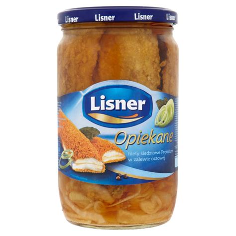 Lisner Opiekane Filety Ledziowe Premium W Zalewie Octowej G