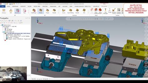 dynamic mill 2d high speed toolpath on mastercam 2018 cad cam cnc youtube