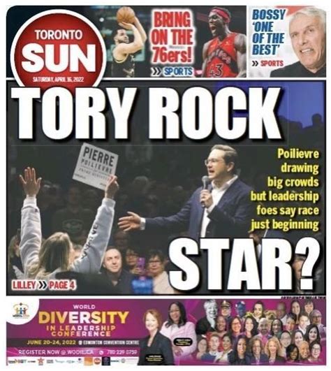 Toronto Sun On Twitter Be Sure To Check Out Today S Toronto Sun