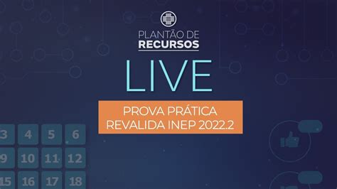 Plantão de Recursos MEDGRUPO PROVA PRÁTICA REVALIDA INEP 2022 2 YouTube